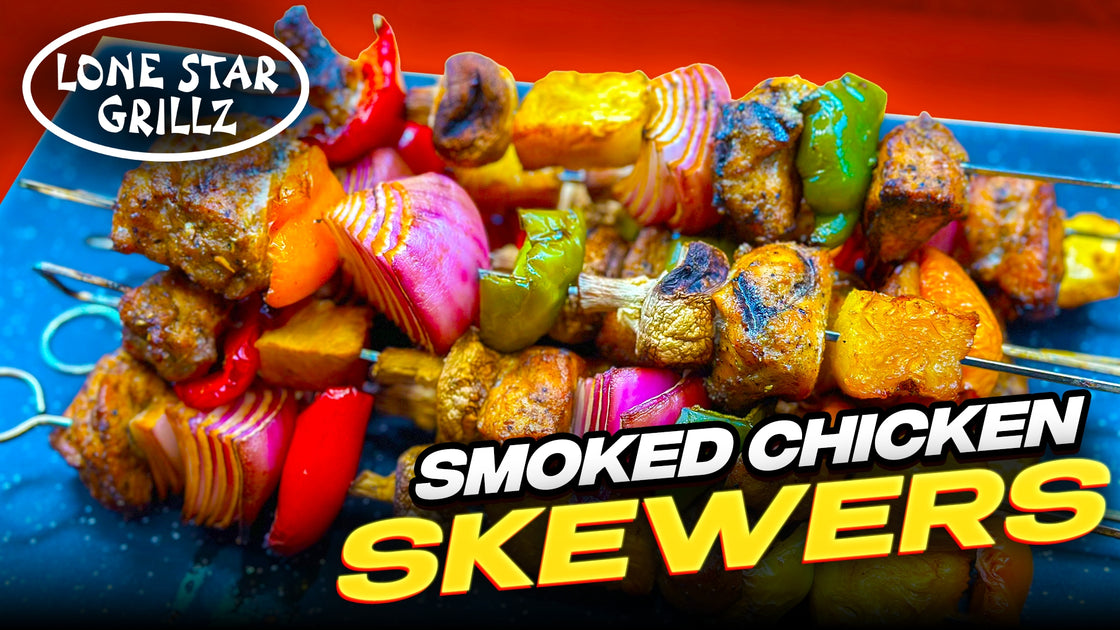 Herb Marinated Smoked Chicken Skewers Recipe | Lone Star Grillz