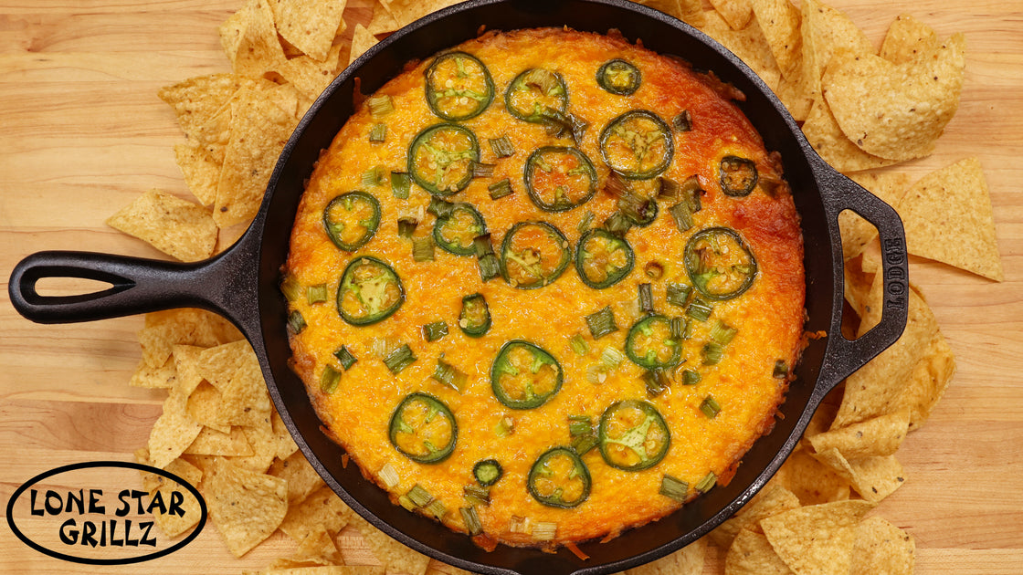 Smoky Layered Bean and Cheese Dip Recipe | Lone Star Grillz